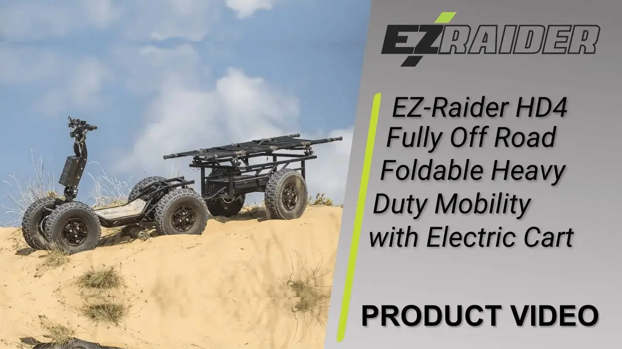 EZ-Raider HD4: Quad Motor, 50 Mile Range, 440lb, Off-Road